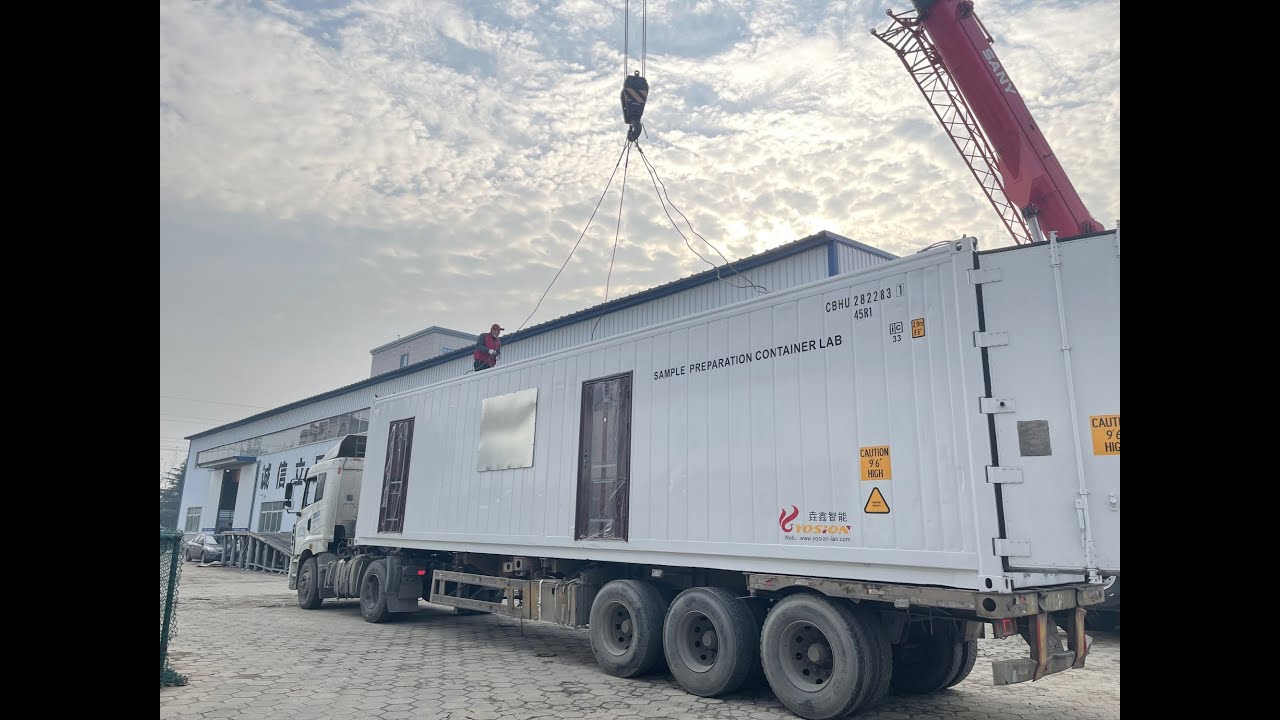 Prefabricated Containerized Laboratory for Sample Preparation - YouTube