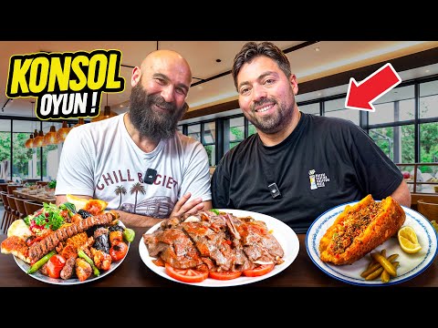 KONSOL OYUNUN SEVDİĞİ YEMEKLERİ YEDİK! @konsoloyun