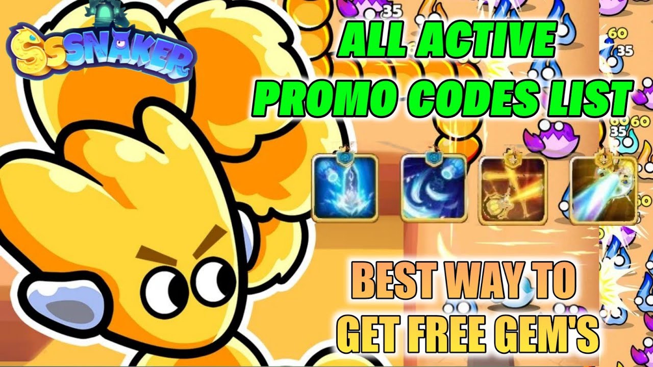 Best Way To Get Free Gem's In Sssnaker - Sssnaker Promo Codes - Skills ...