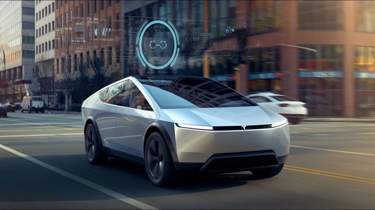 Tesla Cybercab Autonomous Prototype EV With FSD System and No Steering ...