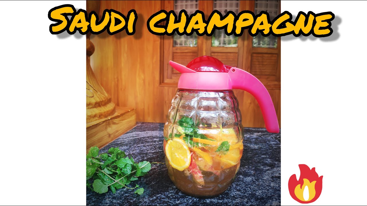 SAUDI CHAMPAGNE- A simple and variety Refreshing Drink !! - YouTube