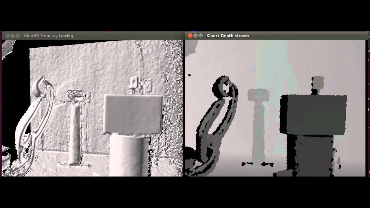 Large room scanning with Kinfu - YouTube