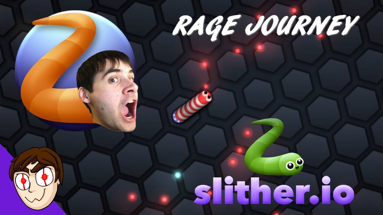 RAGE JOURNEY - Slither.io Part 1 Let's Play / Gameplay / Funny Moments ...