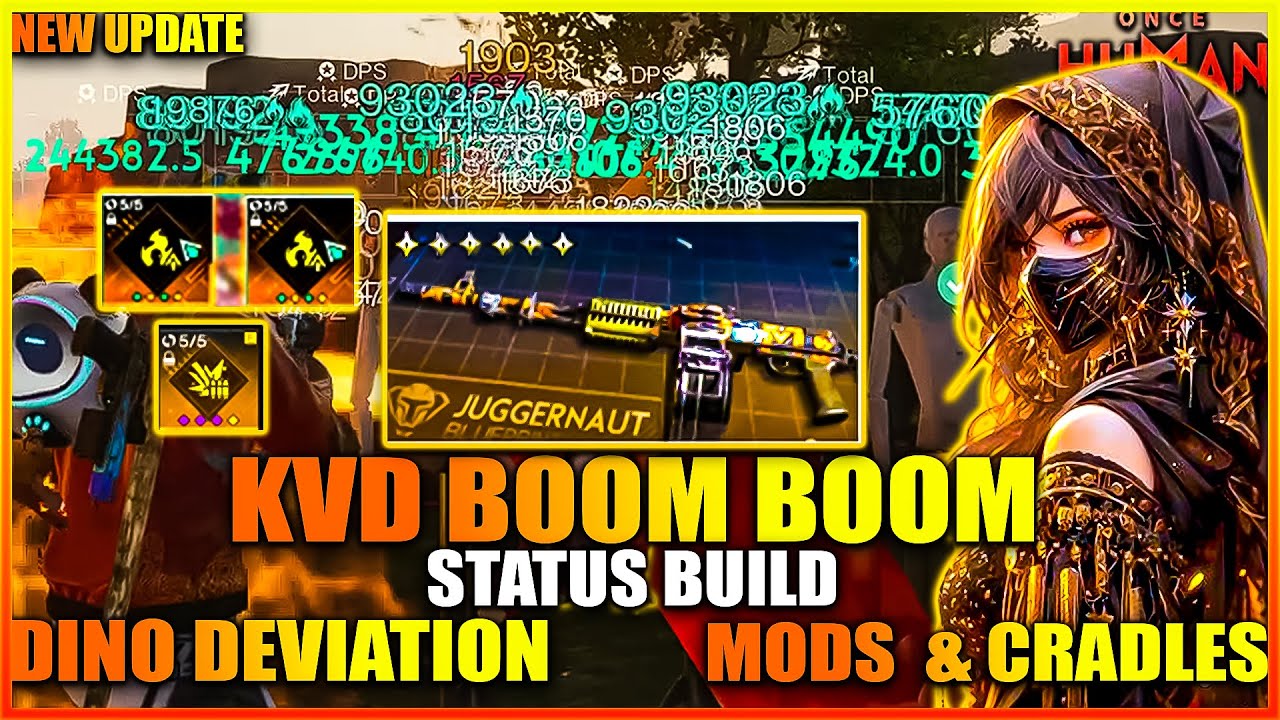 ONCE HUMAN KVD BOOM BOOM BUILD WITH HUGE DPS 6M+ ENDGAME UPDATE 1.4.3 ...