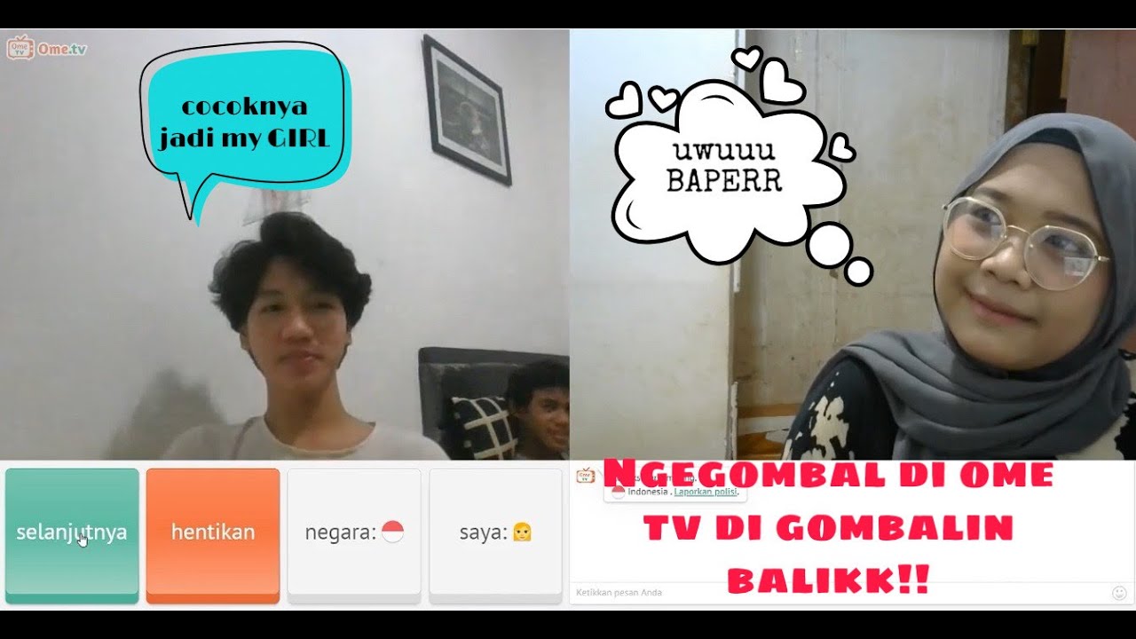 WOW!! GOMBALIN COWOK DI OME TV DI GOMBALIN BALIK || BIKIN BAPER!! - YouTube