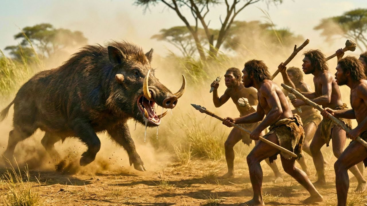 Life 3.6M Years Ago: Early Humans Clash With the Giant Ancient Saber ...