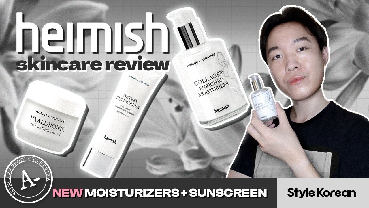 HEIMISH Skincare Review - Moringa Ceramide Moisturizers & Sunscreen ...