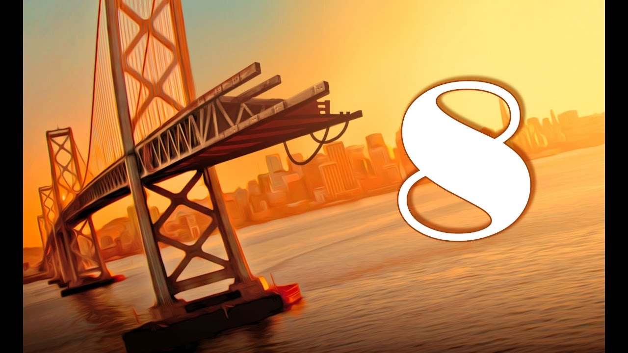 Bridge Construction Simulator 3d level 8 Walkthrough - YouTube
