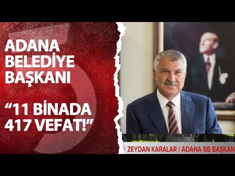 Adana Belediye Başkanı Zeydan Karalar, Adana'da son durumu açıkladı: \