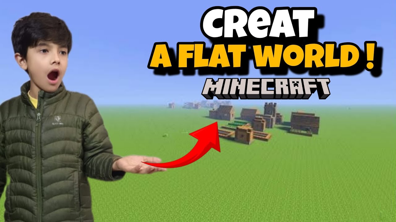 Creat a | flat world | minecraft - YouTube