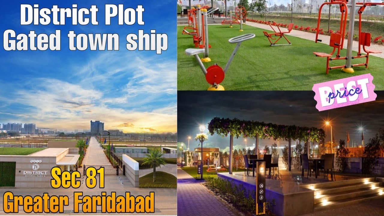 Detailed video BPTP District Sec.81 Plot with Gated Township at Greater ...