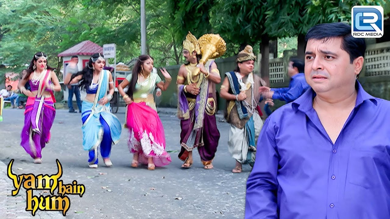 क्या चित्रगुप्त और यम बलदेव की गाड़ी छुड़ा पायगे | Yam Hai Ham | Comedy ...