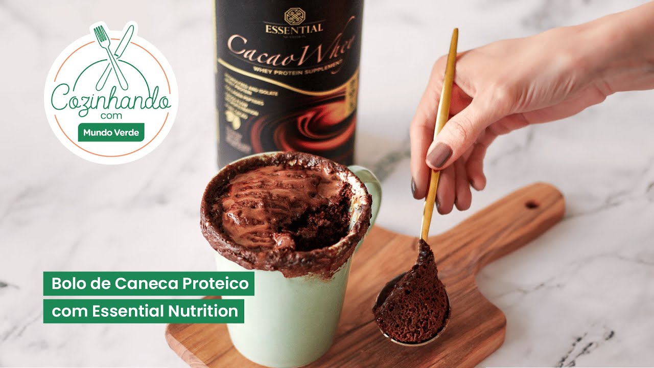 Cozinhando com o Mundo Verde - Bolo de Caneca Proteico com Essential ...