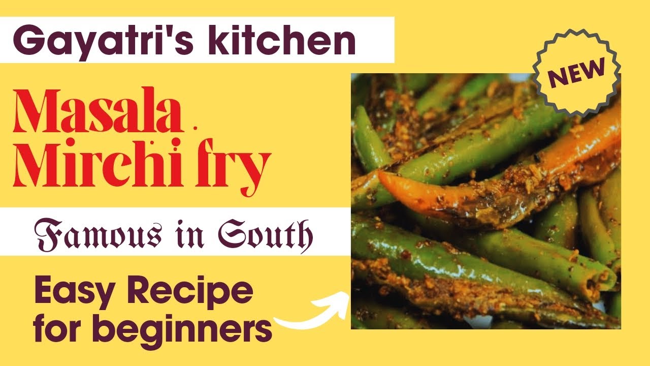 Simple and tasty Mirchi fry | easy to make masala Mirchi fry | how to ...