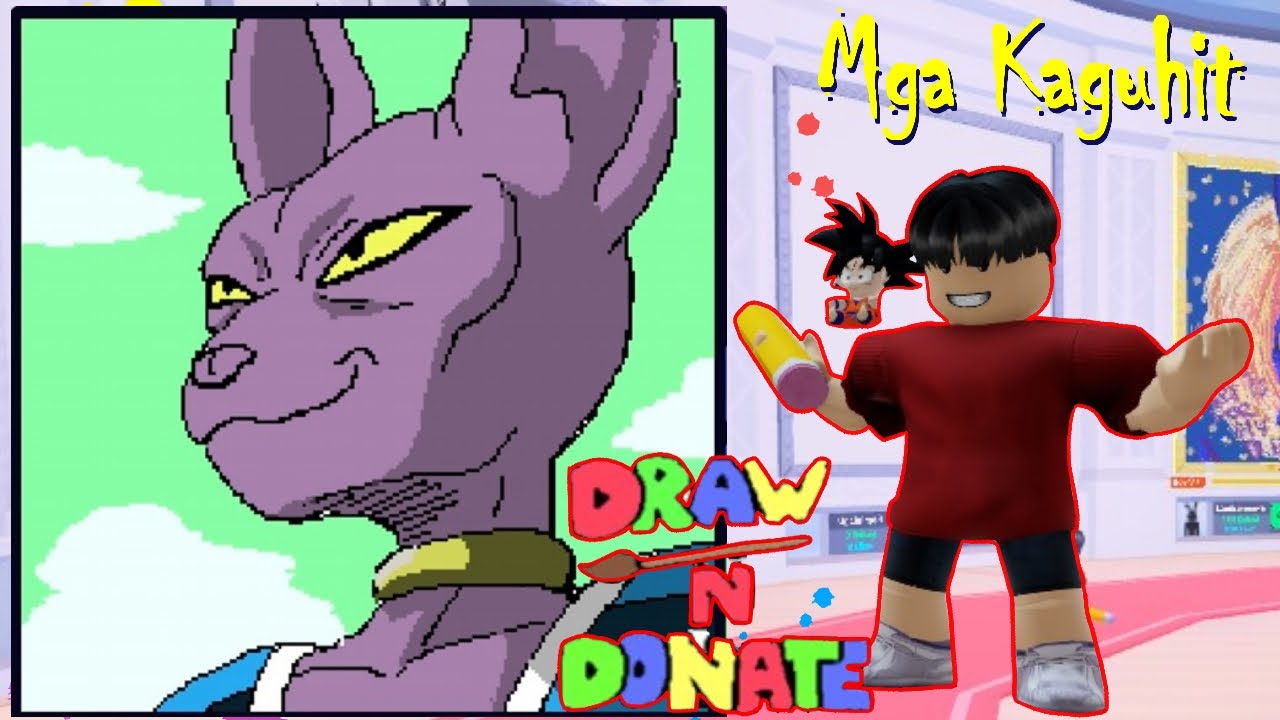 Draw N Donate - Roblox 17 | beerus DBS - YouTube