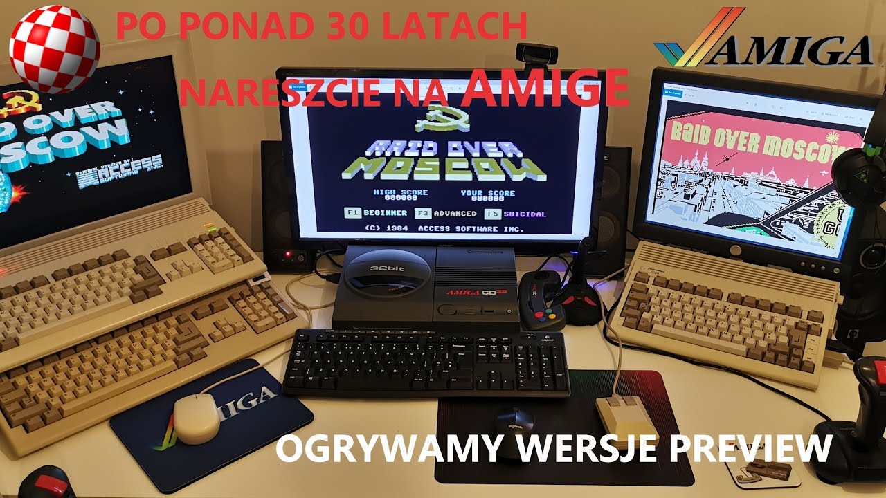 NARESZCIE!!! RAID OVER MOSCOW (PREVIEW) AMIGA !!! PO PONAD 30 LATACH OD ...