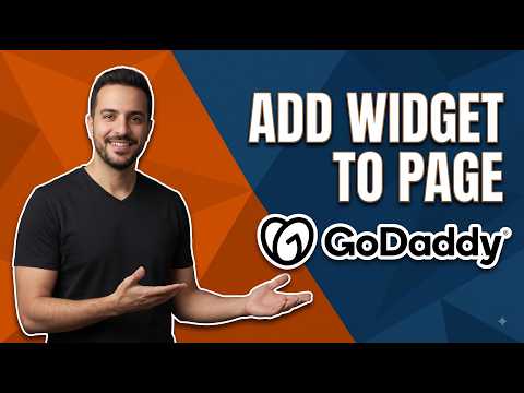 How To Add Widget To Page On GoDaddy (Easy Guide)