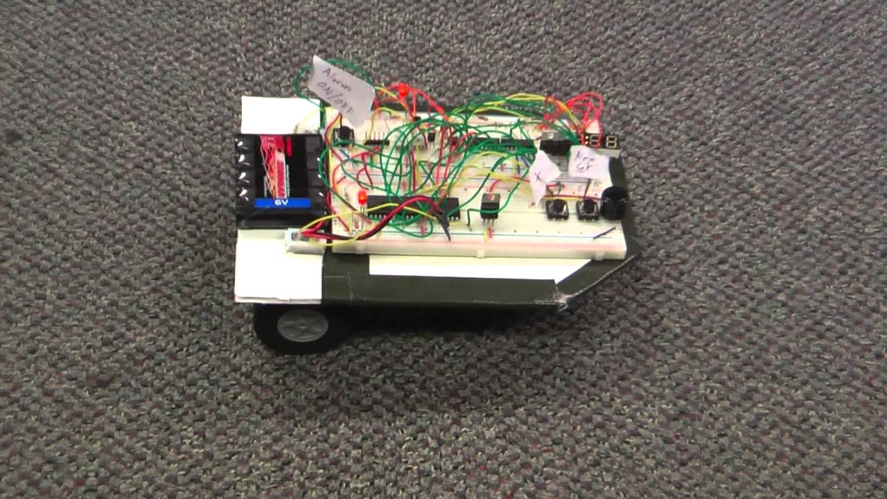 Runaway Alarm Clock Prototype - YouTube