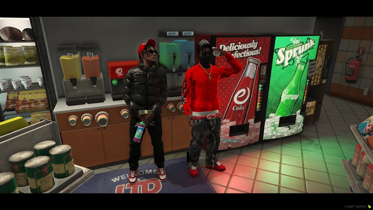 E/S Mad Swan Bloods "Marco" Outside - New Leaf RP - YouTube
