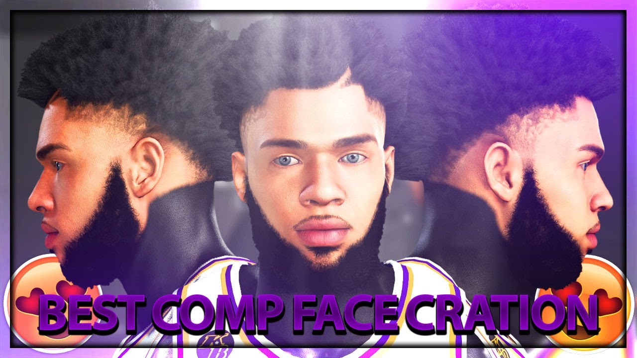 *NEW* BEST COMP CENTER FACE CREATION ON 2K20 !!! - YouTube