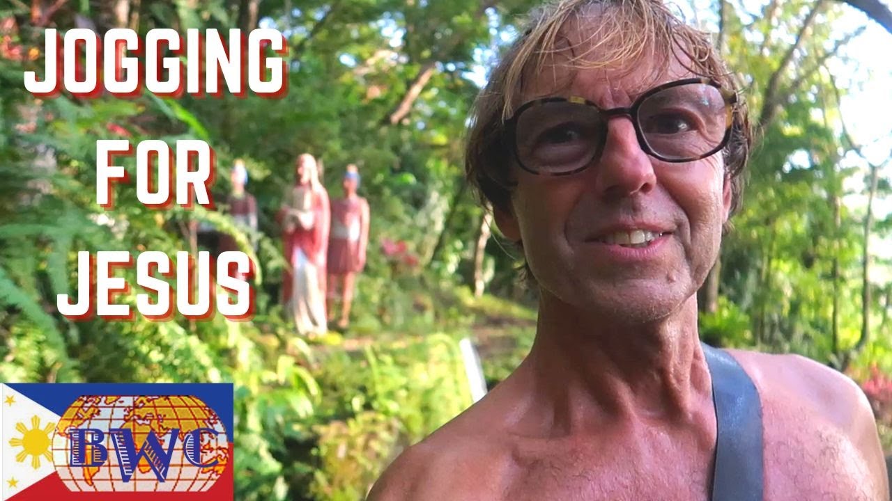 Hiking up the Walkway to the Old Volcano & Stations of the Cross on ...