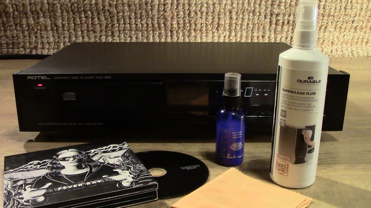 Improve CD Sound - Part 3: Anti-Static Spray - YouTube