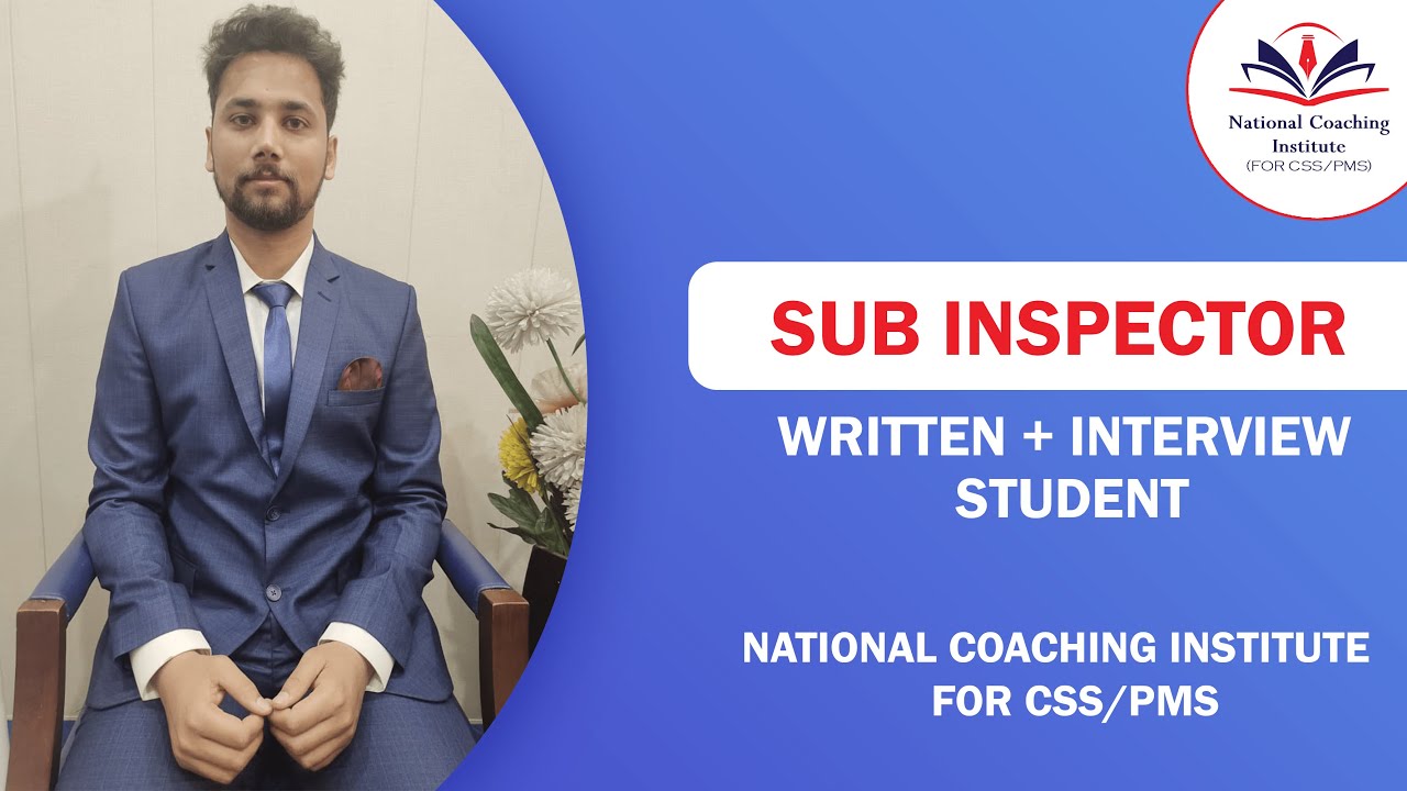 ~ FIA/Sub-Inspector/Assistant Sub-Inspector Interview Preparatory ...