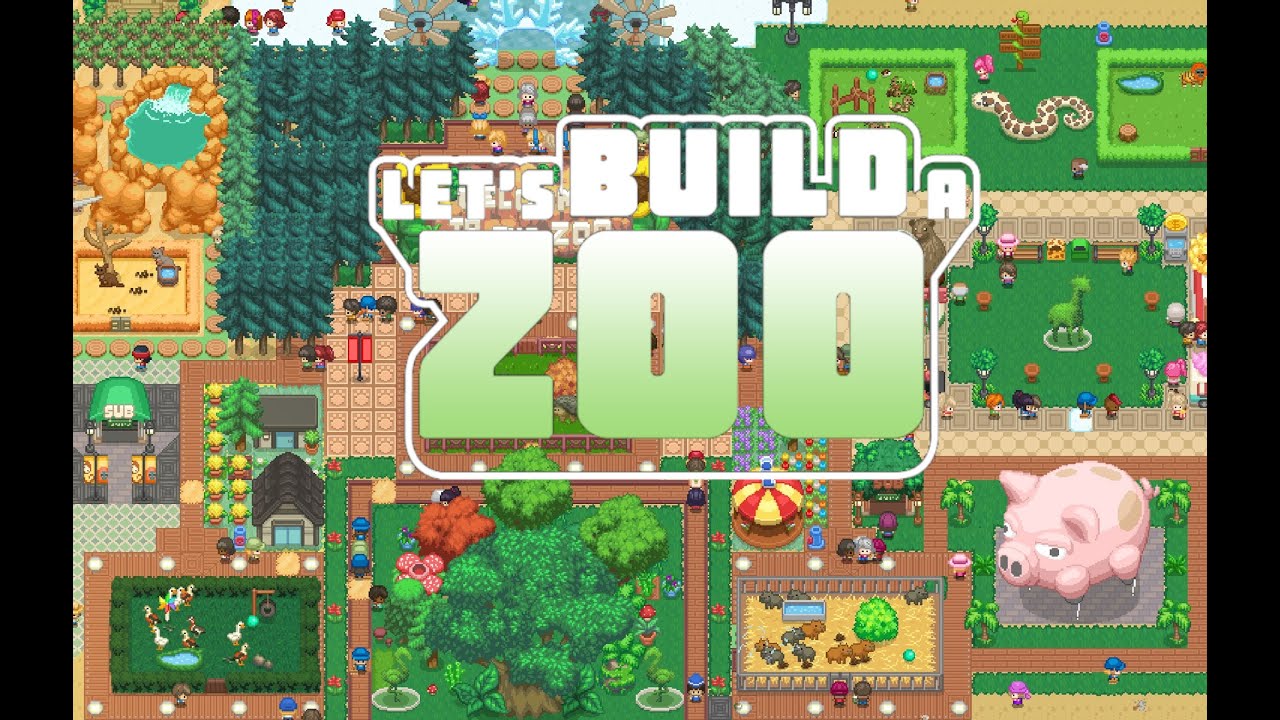 Let's Build A Zoo - Moral Pixel Zoo Building Sim - YouTube