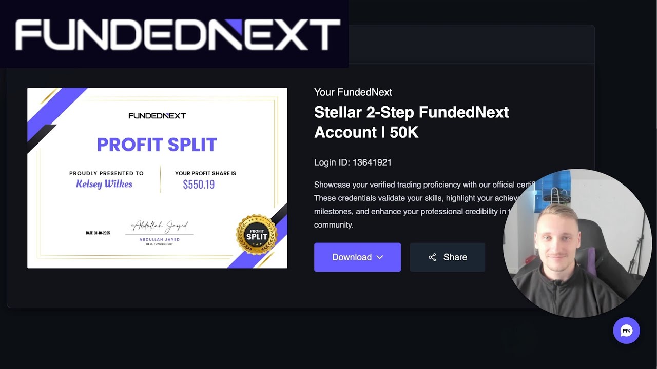 Live Payout From My $100,000 Funded Next Account (Full Withdrawal ...