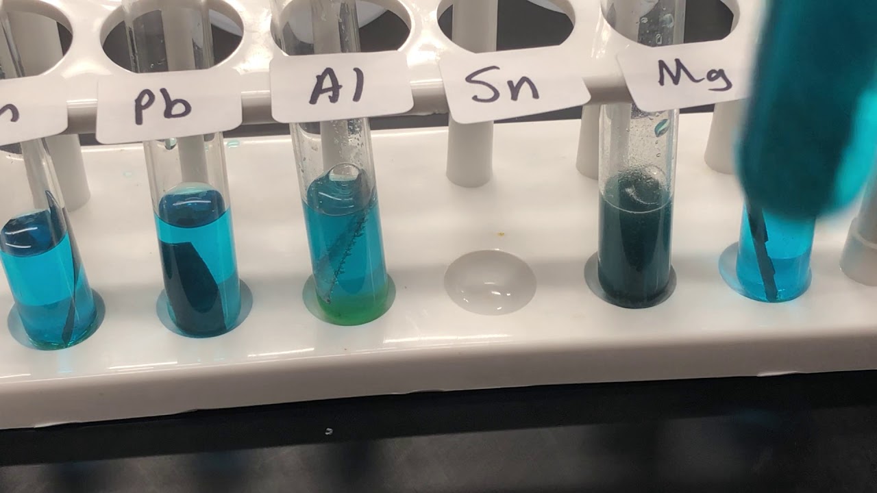 Activity Series Lab Video - YouTube