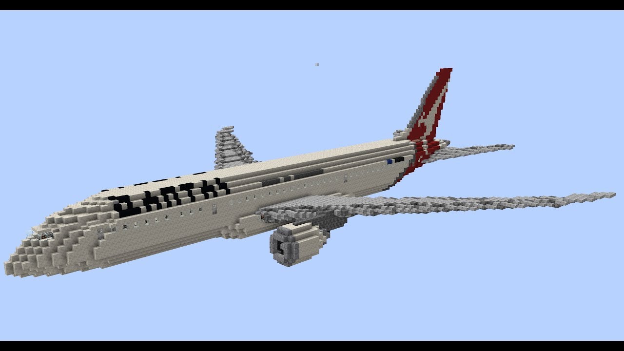 Minecraft Boeing 787-9 Qantas - YouTube