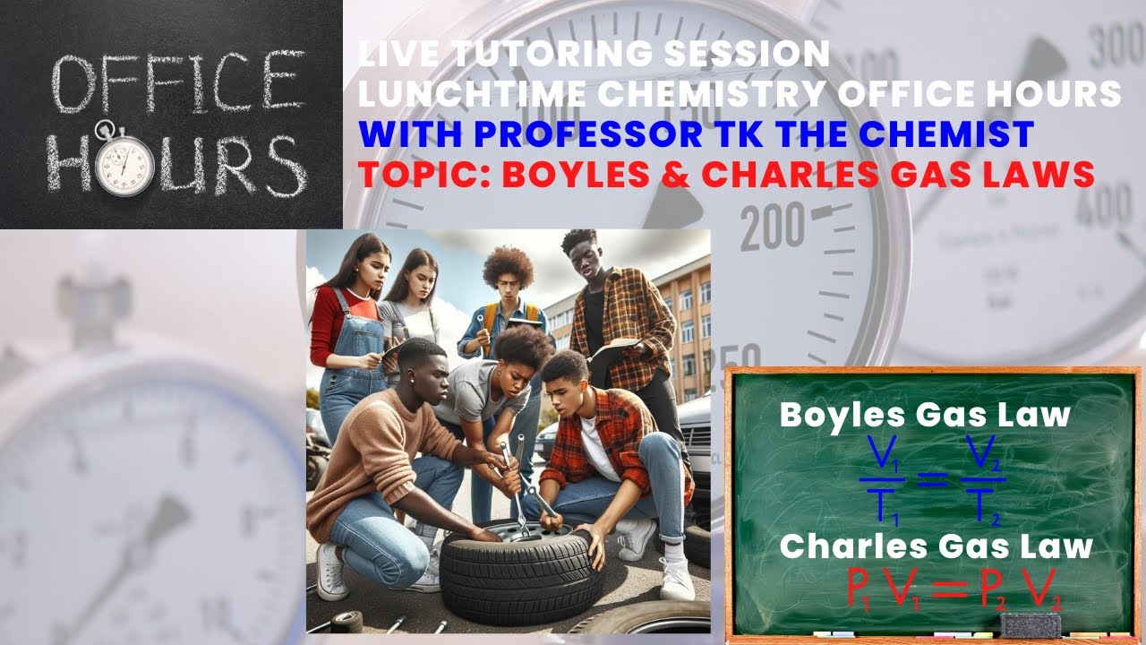 Learn the Gas Laws with Professor TK the Chemist: Boyles and Charles' Gas Laws - YouTube