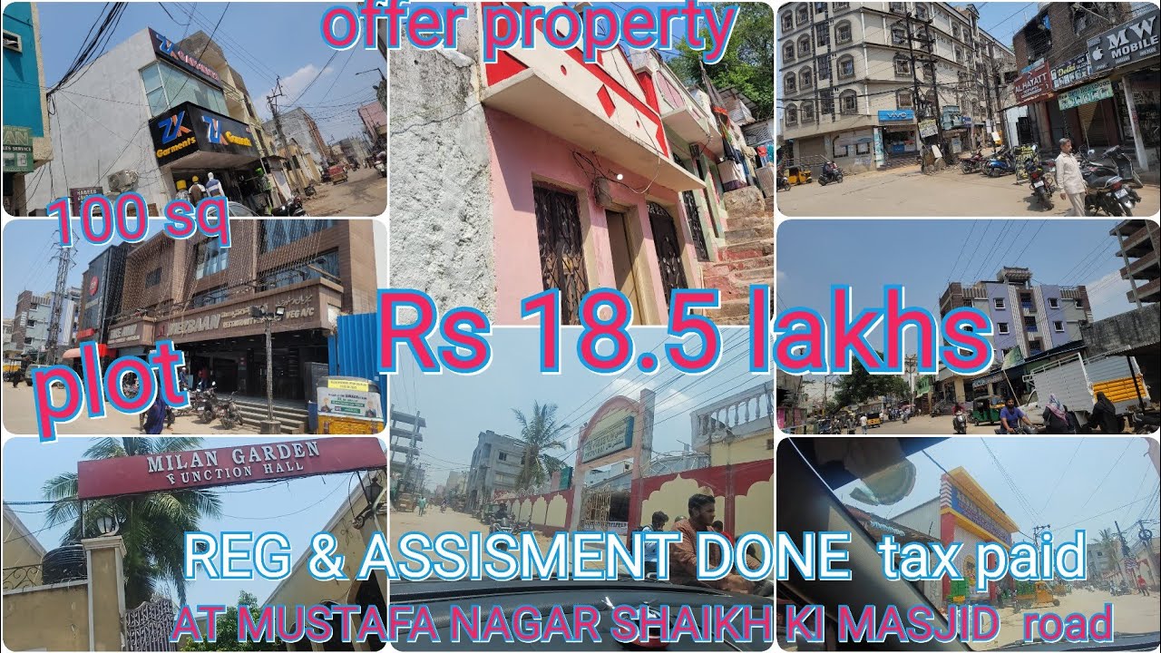 P 8297472057 ) Reg assisment tax paid 100 sq plot RS 18.5 LAKHS at ...
