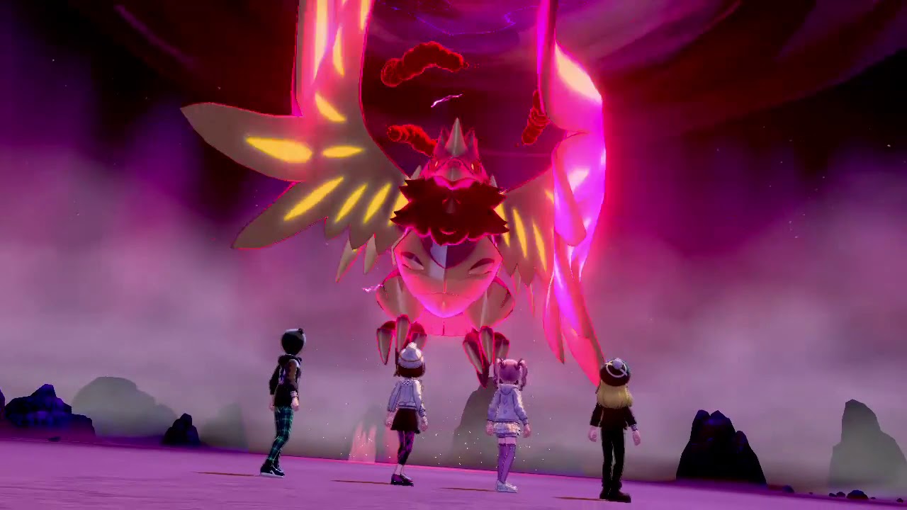 Shiny Clip - Shiny Gigantamax Corviknight Max Raid Battle in Pokemon ...