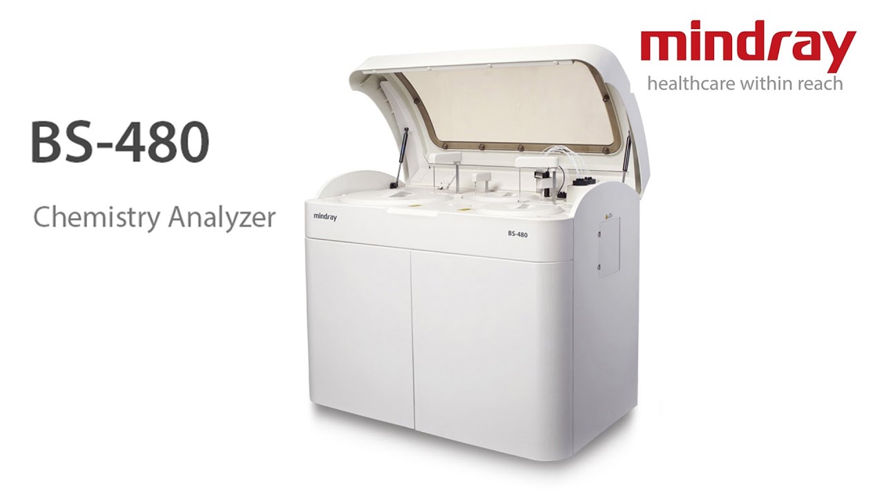 Mindray BS-480 Clinical Chemistry Analyzer - YouTube