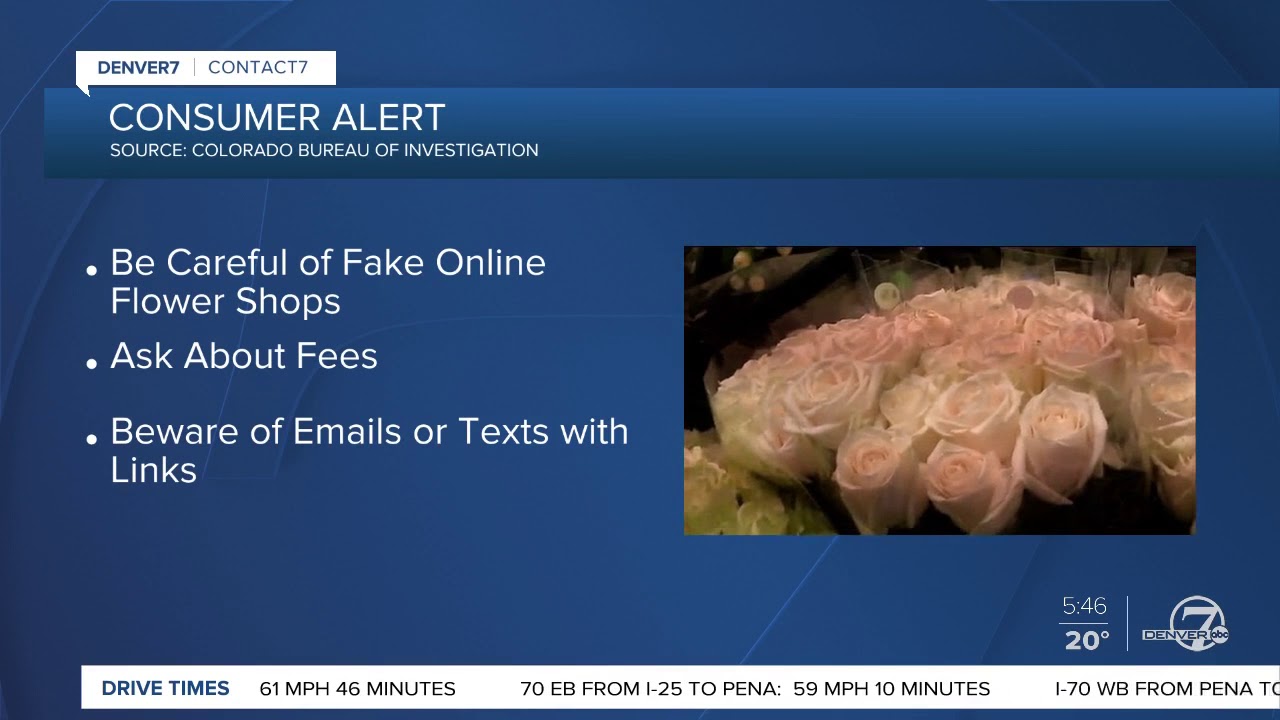 Contact 7 alert: CBI warning about fake online flower shops - YouTube