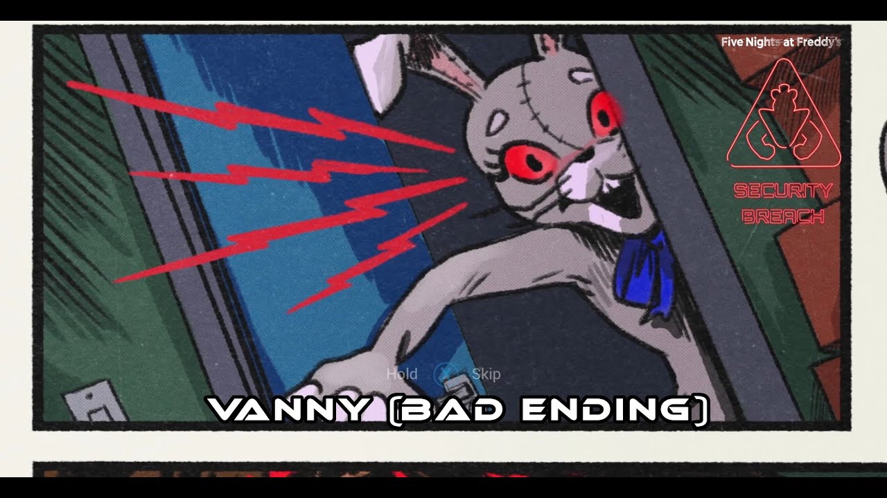 (FNAF) Five Nights At Freddy's: Security Breach - Vanny Bad Ending (2 ...