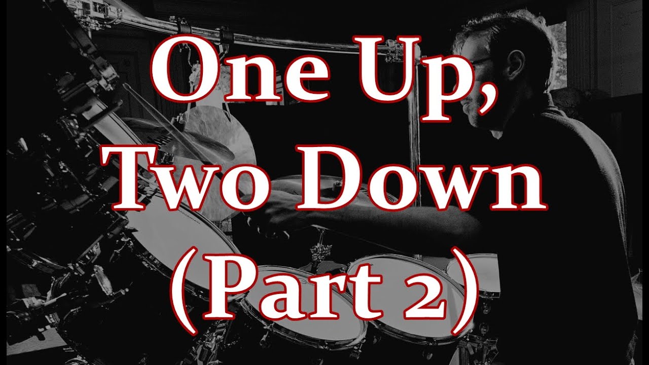 1 up, 2 down drum pattern - Part 2 - YouTube