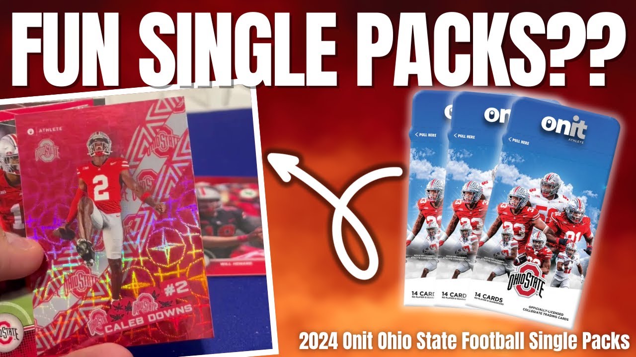 FUN SINGLE PACKS?? 2024 Onit Ohio State Football Single Packs | Card ...