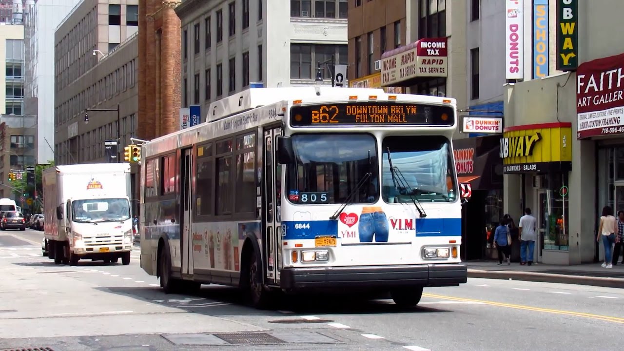 MTA New York City Bus: 2007 Orion VII Gen-2+ Hybrid #6844 on the B62 ...