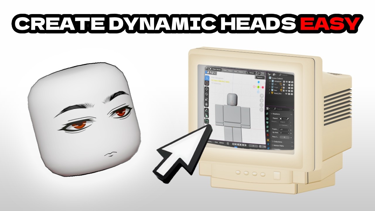 Roblox Dynamic Head Tutorial [NO Weight Painting] - YouTube