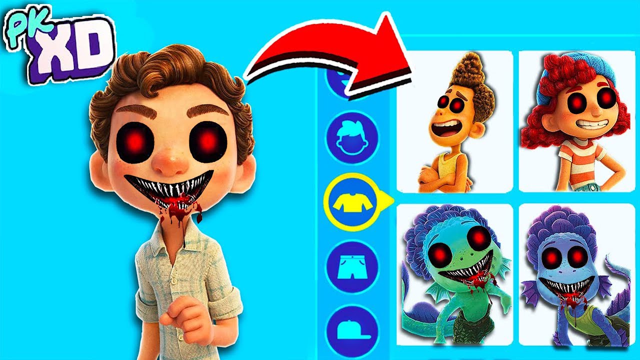 PK XD CRIEI OS PERSONAGENS DE LUCA.EXE! 😱 - YouTube