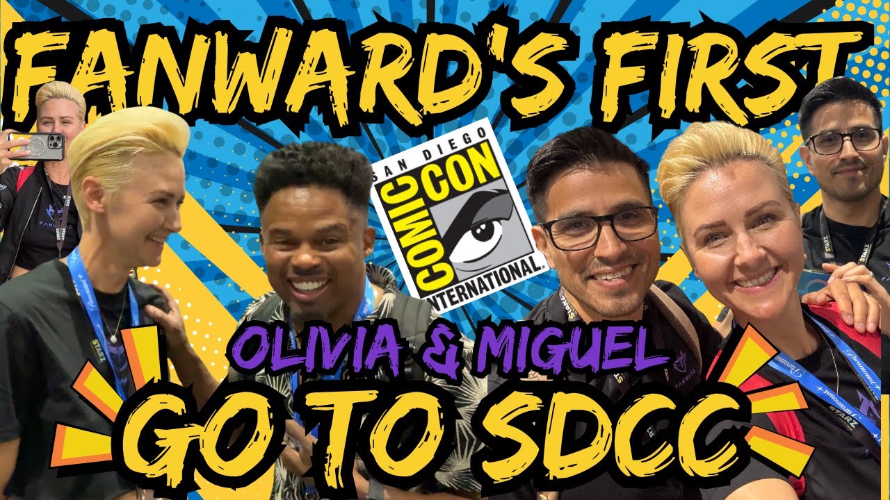 FANWARD 💜 Fanward First! Olivia and Miguel go to SDCC! - YouTube