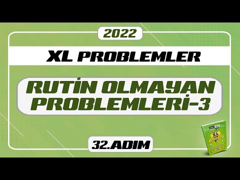 Rutin Olmayan Problemler-3 | XL Problemler Kampı | 32.Adım | #merthoca #konuserisi #xlproblemler