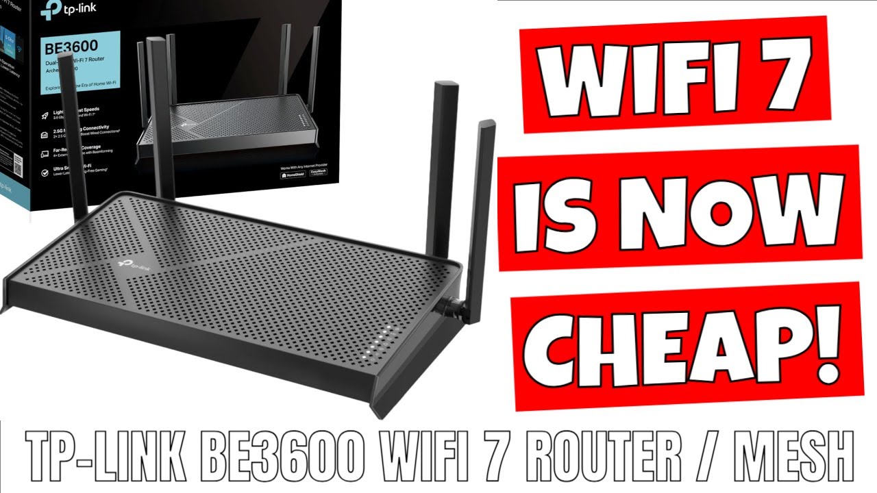 WIFI 7 Is Now Cheap? TP-Link BE230 / BE3600 Router With Easy Mesh ...