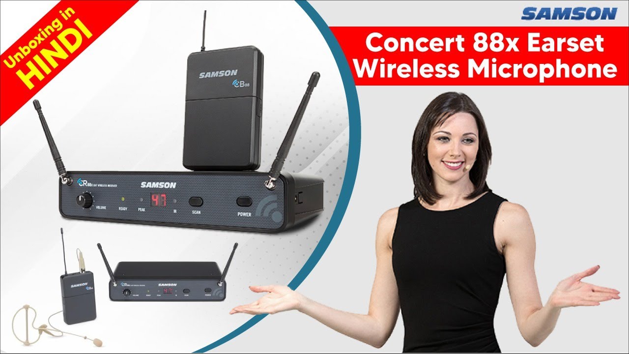 Samson Microphone Samson Concert 88x Wireless Earset System With SE10 ...