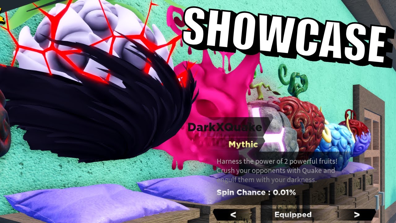 🌑Mythic DarkxQuake Showcase Fruit Battlegrounds - YouTube