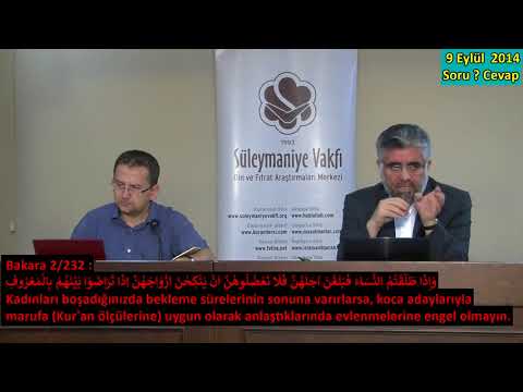 2014.09.09_s06-Ali imran 104 ve Bakara 232'deki maruf kelimesinin bağlantısı var mı?-1080p