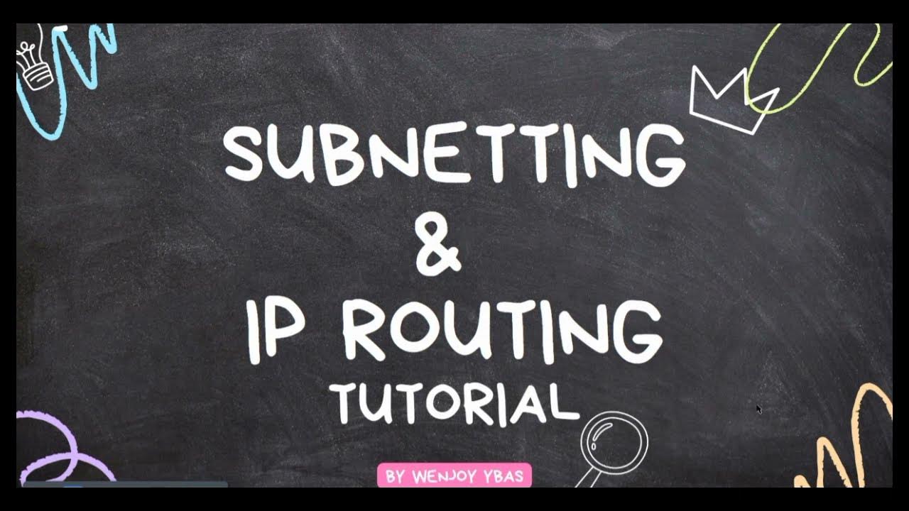 Subnetting And Ip Routing Tutorial Youtube
