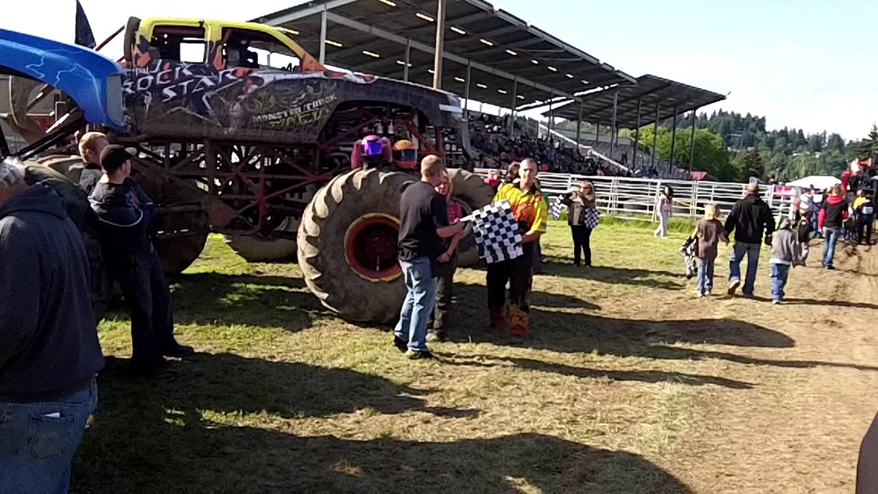 Monster truck show pit party@Cowlitz Co. - YouTube
